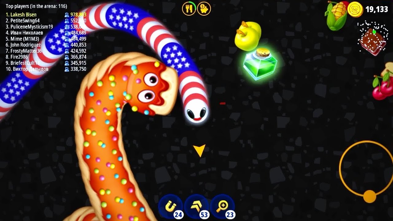 cake snake in worms zone high level ⁠@Taim0or - YouTube