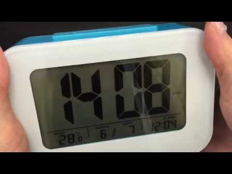 JCC LCD Smart Light Activated Sensor Digital Alarm Clock- 9903