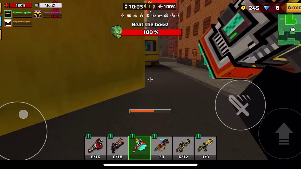 Pixel Gun 3D Glitch how to get out of the map - YouTube