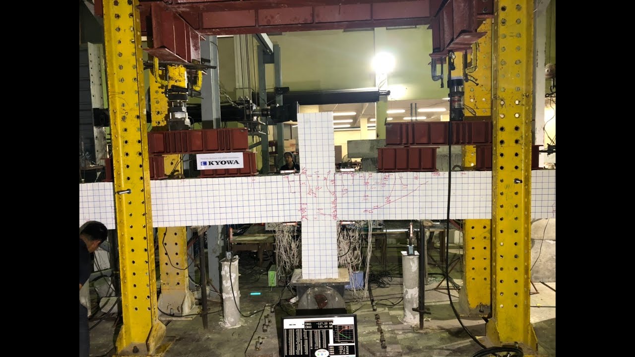 Physical Specimen Testing 2019/10/23 (Precast Beam-Column Concrete ...