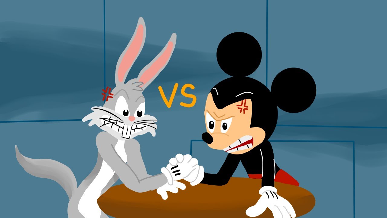 WOW!!! Mickey Mouse Clubhouse Muscle Strength Competition With Looney ...