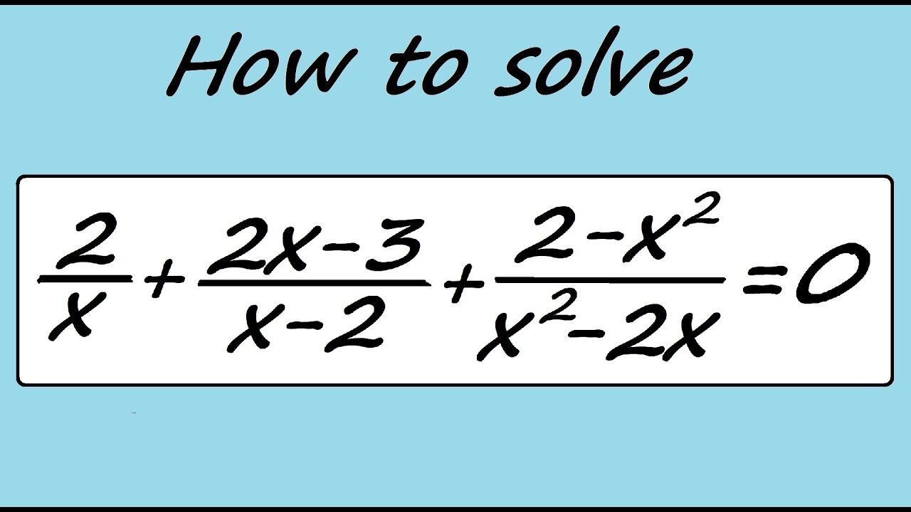 Give it a try and solve this easy equation! - Mathsomniac - YouTube