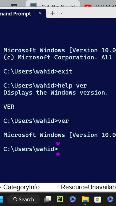 Windows Command Prompt Help - YouTube