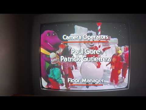 Closing to Barney Waiting for Santa 1992 VHS (1993 Reprint)