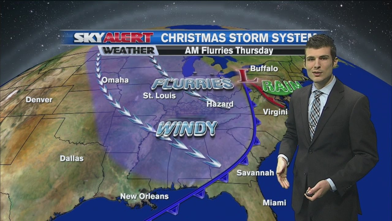 Brandon Orr's 8:00 a.m. Forecast - December 21, 2014 - YouTube