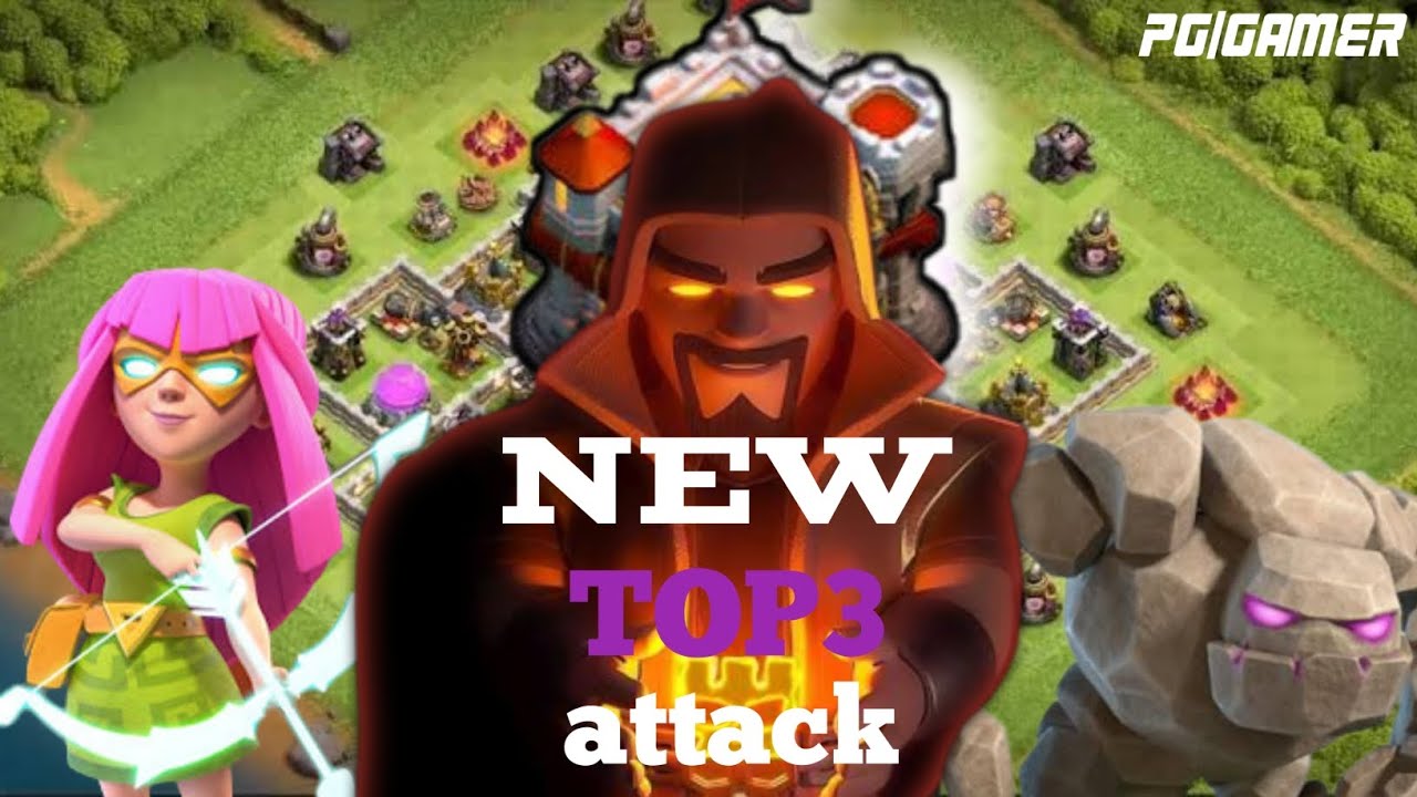 row attack strategy| |clash of clans|| spell swag all - YouTube
