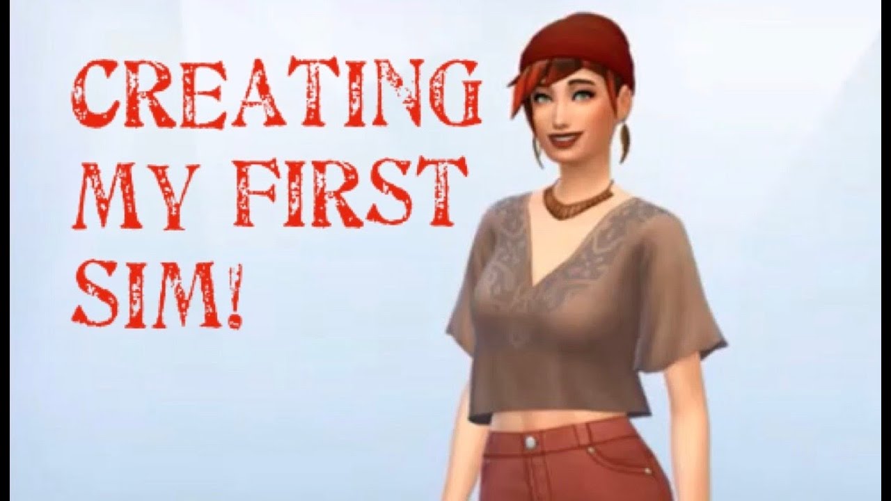 Creating My First Sim! || Sims 4 #1 - YouTube