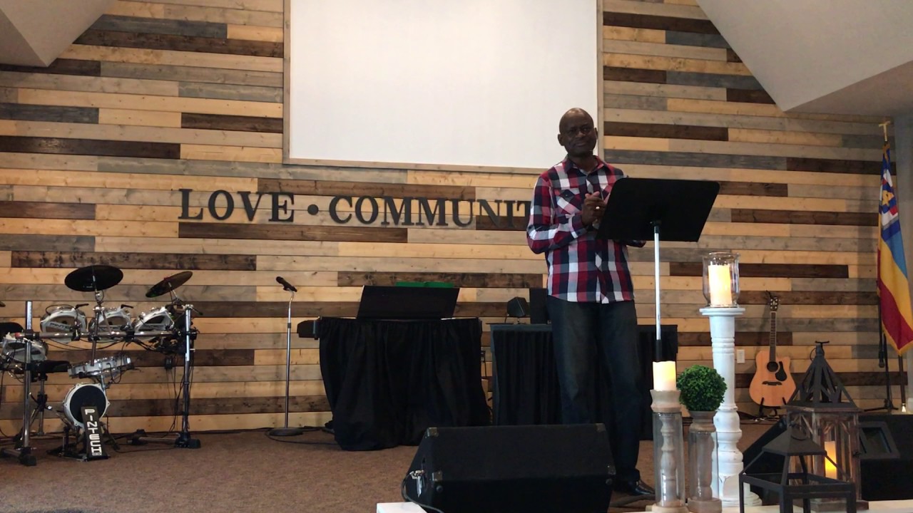 Pastor Richard Neil Davis greeting at Abundant Life Foursquare Church ...