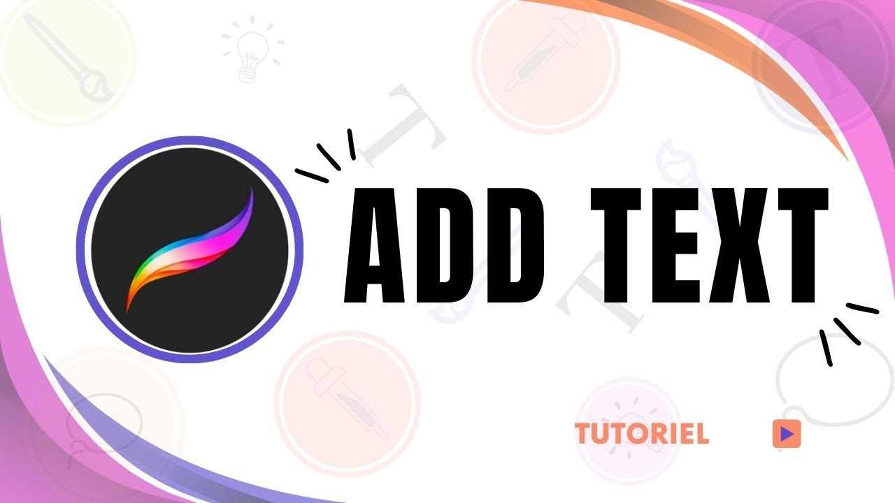 How to add text in Procreate - YouTube