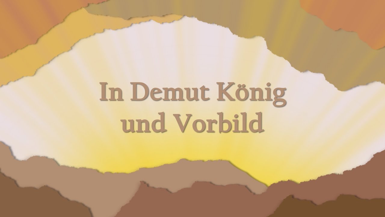 CHRISTUS AM KREUZ - In Demut König und Vorbild | André Nickel | Predigt ...