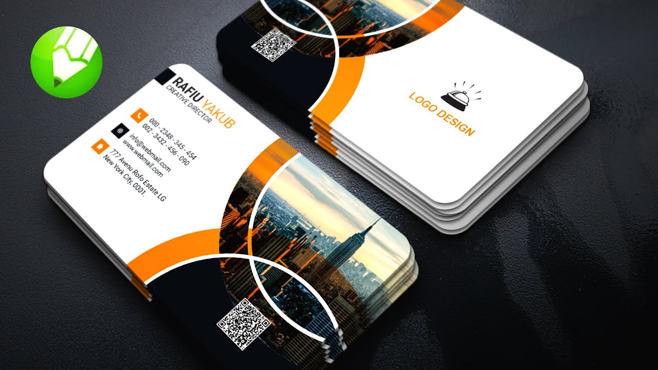 how to create bsiness card in coreldraw like a pro - YouTube