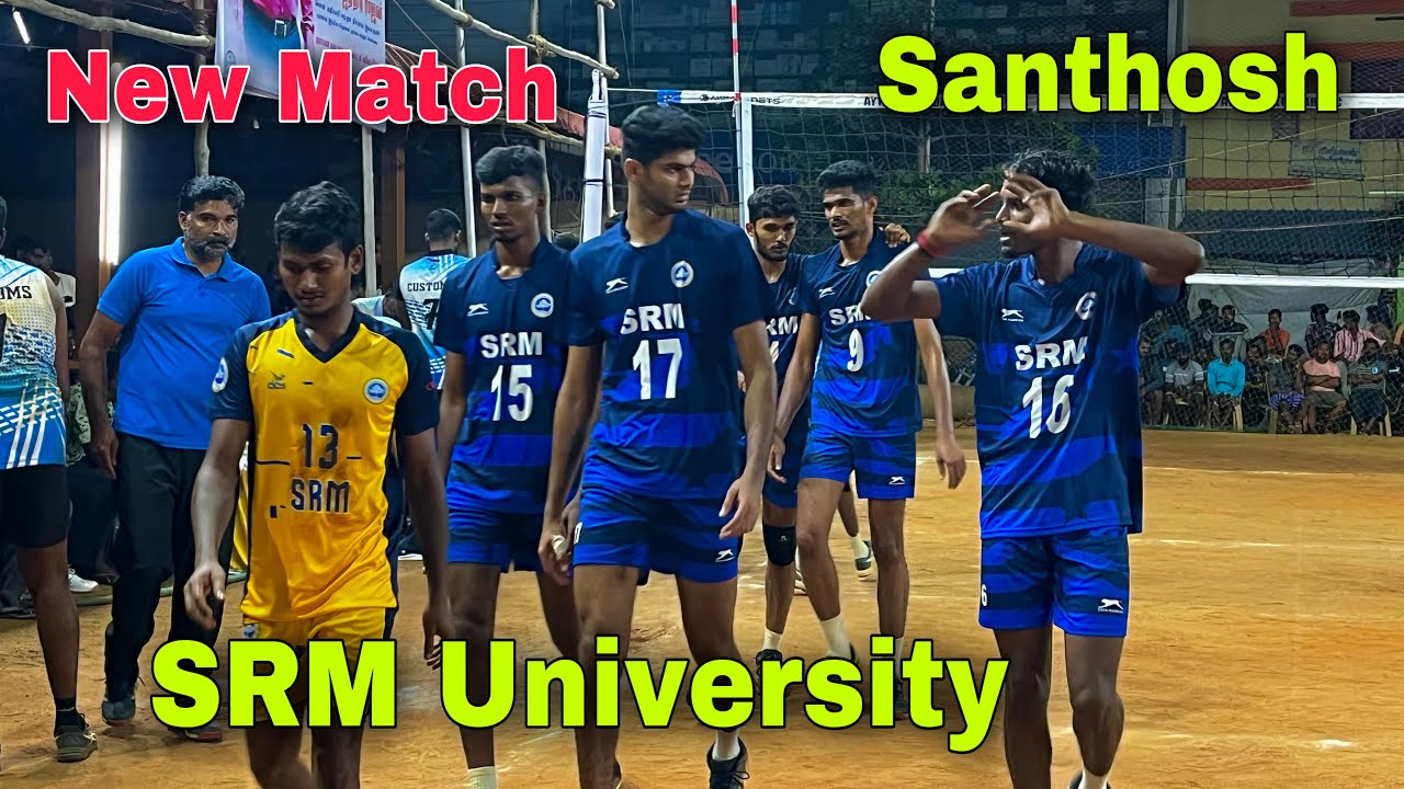 New Match 🔥 SRM University Vs Customs 💥 Set 1 & 2 👌 Nagercoil - YouTube