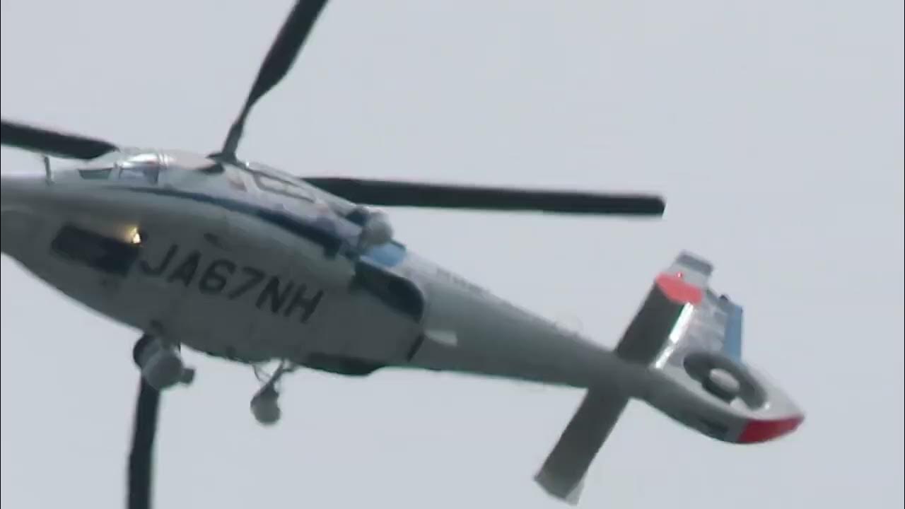 NHKのJA67NH（Airbus Helicopters AS365N3 Dauphin 2オールニッポンヘリコプター※AS65）ストーカー飛行②2023年7月21日（金）【愛知県警航空隊に ...