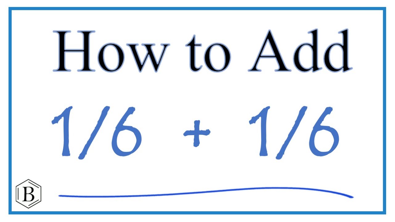 How To Add 1 6 1 6 YouTube