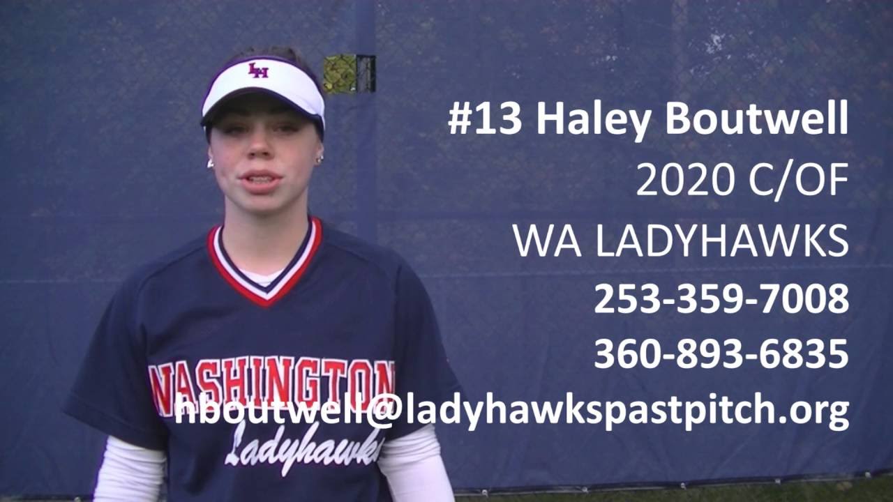Haley Boutwell Softball Skills Video - YouTube