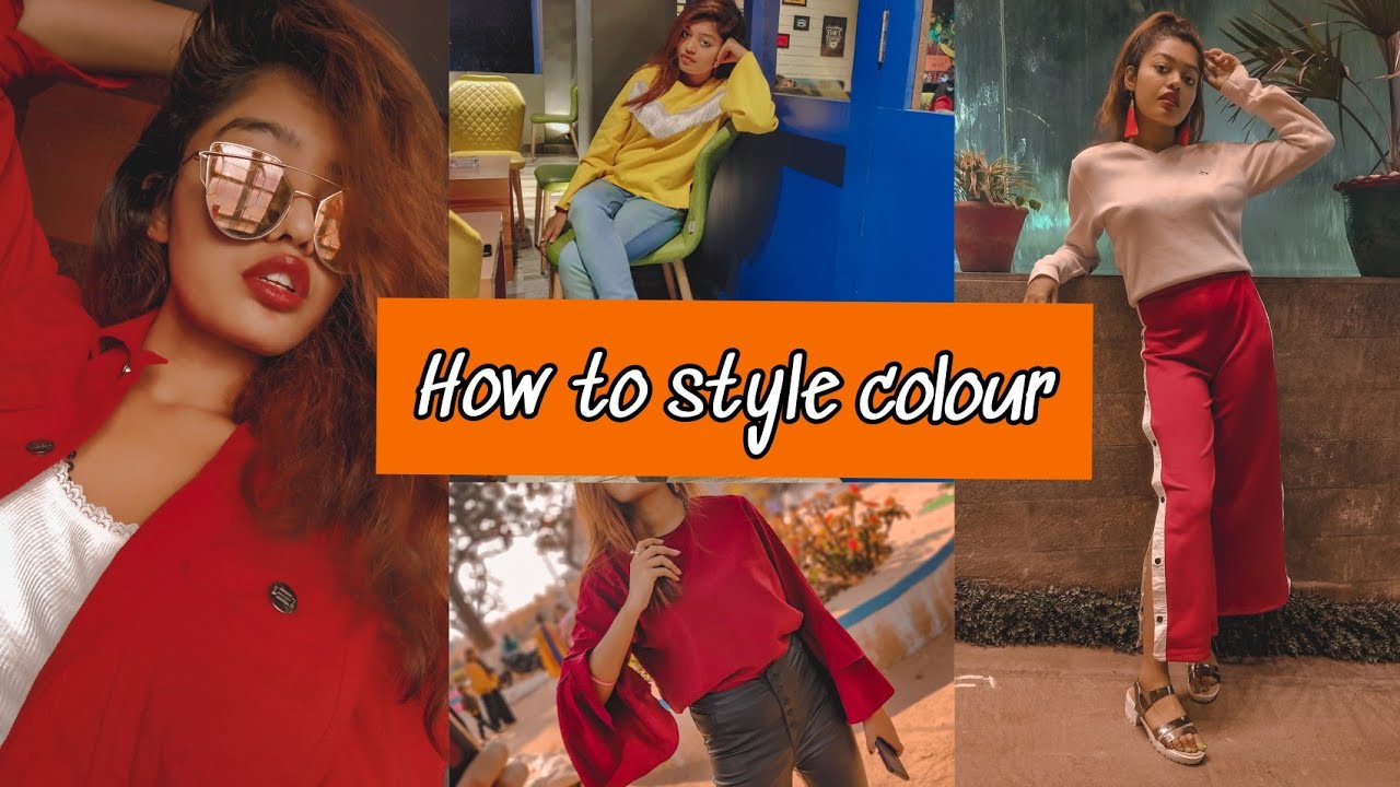 HOW TO STYLE COLOURS LIKE A BLOGGER || ADD COLOURS TO YOUR OUTFIT - YouTube