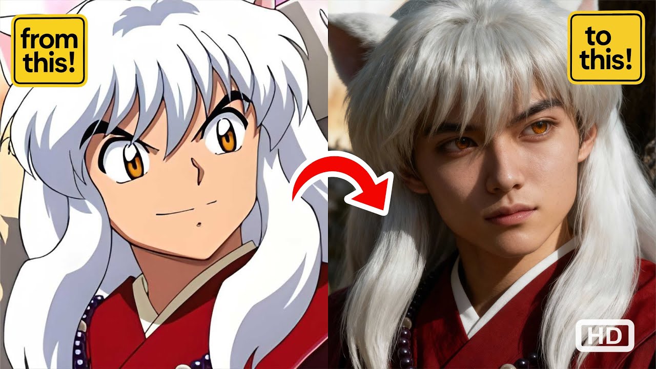 Inuyasha in Real Life | AI Live Action Transformation (Feudal Fairy ...