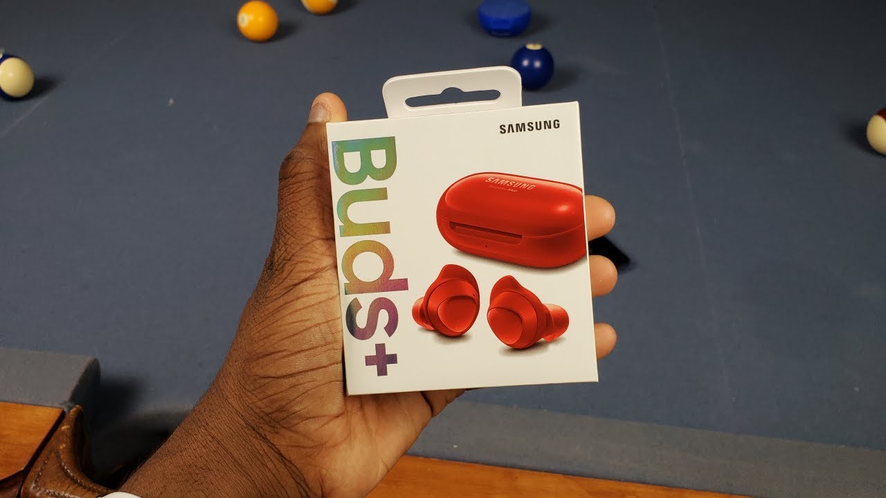 Galaxy Buds+ (Red) | Unboxing and First Look! - YouTube
