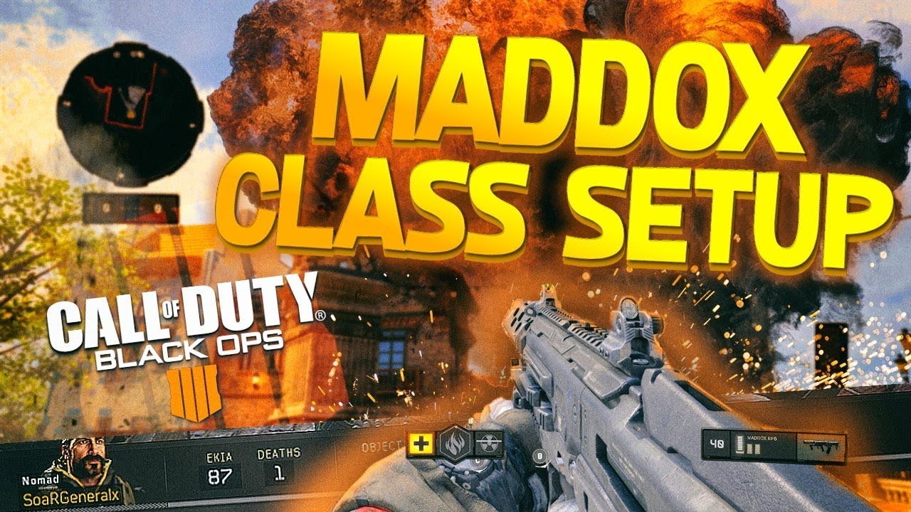 87 K/D GAMEPLAY In COD BO4! - BEST 'MADDOX RFB'' CLASS SETUP! COD BLACK ...