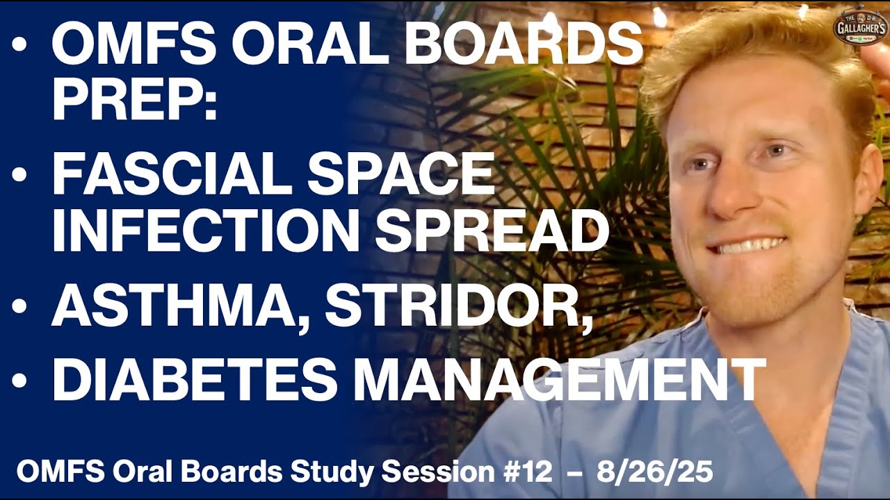 OMFS Board Exam Review #12 - Fascial Space Infection Spread, Asthma ...