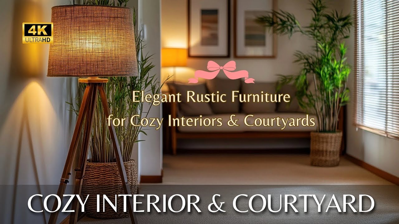 Elegant Rustic Furniture: Natural Wood, Fabrics, & Stone Elements for ...