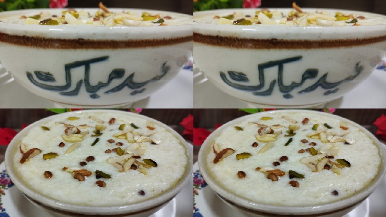 Rice kheer /chawal kheer/ Eid Milad special kheer recepie /Easy Dessert ...