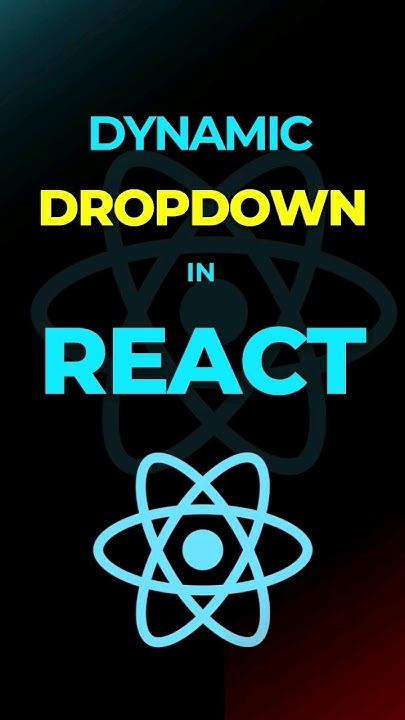 Dynamic Drop Down In React Application Reactjs Reactjstutorial Webdevelopment Youtube