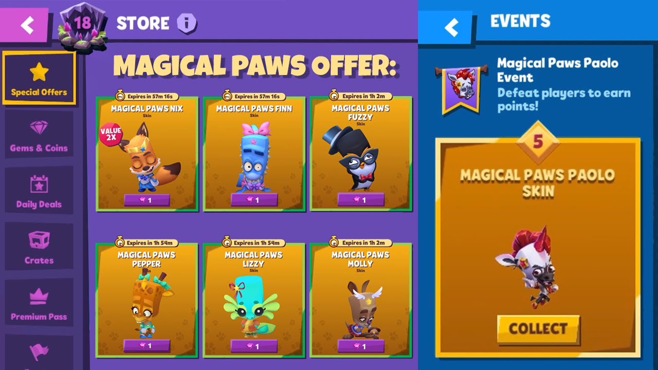 I Got All Magical Paws Skin | Zooba - YouTube