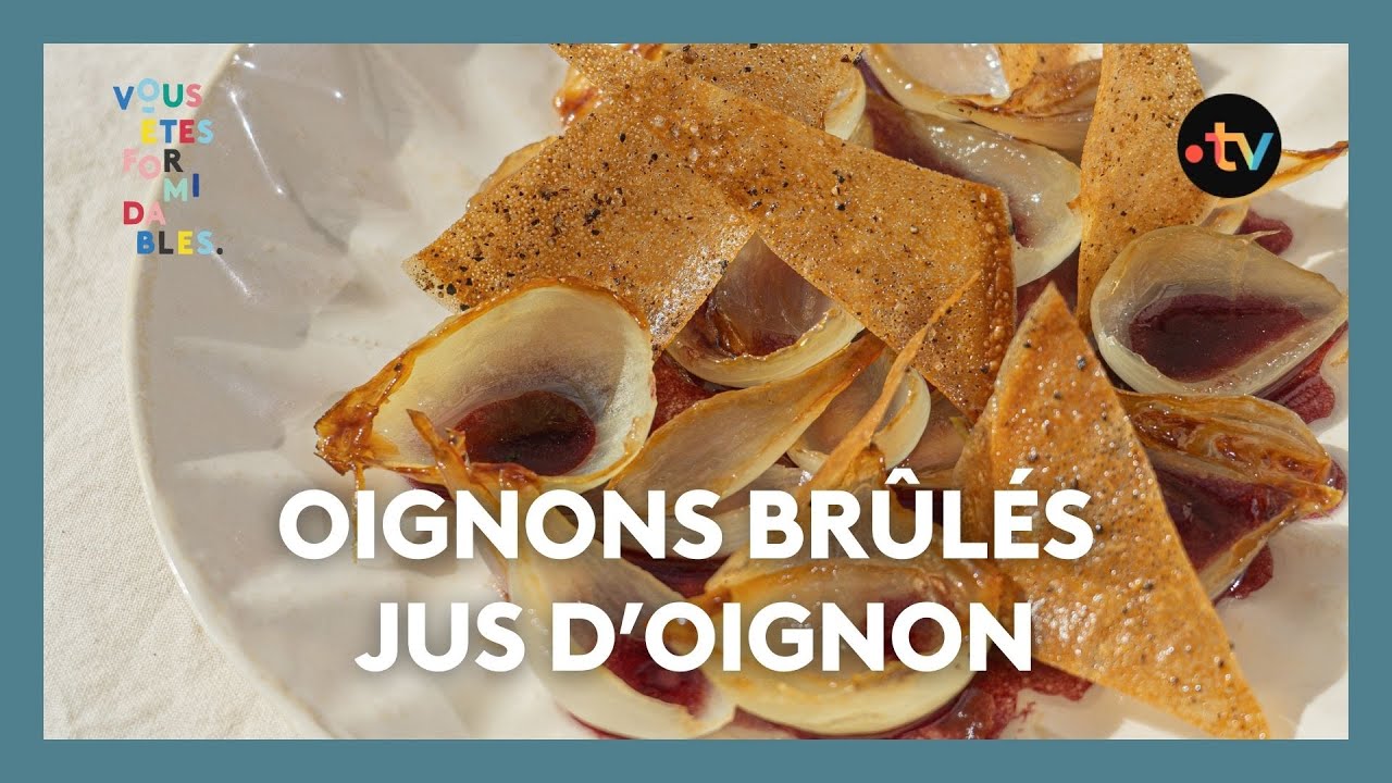 Recette zéro déchet - Oignons brûlés et jus d'oignon - YouTube
