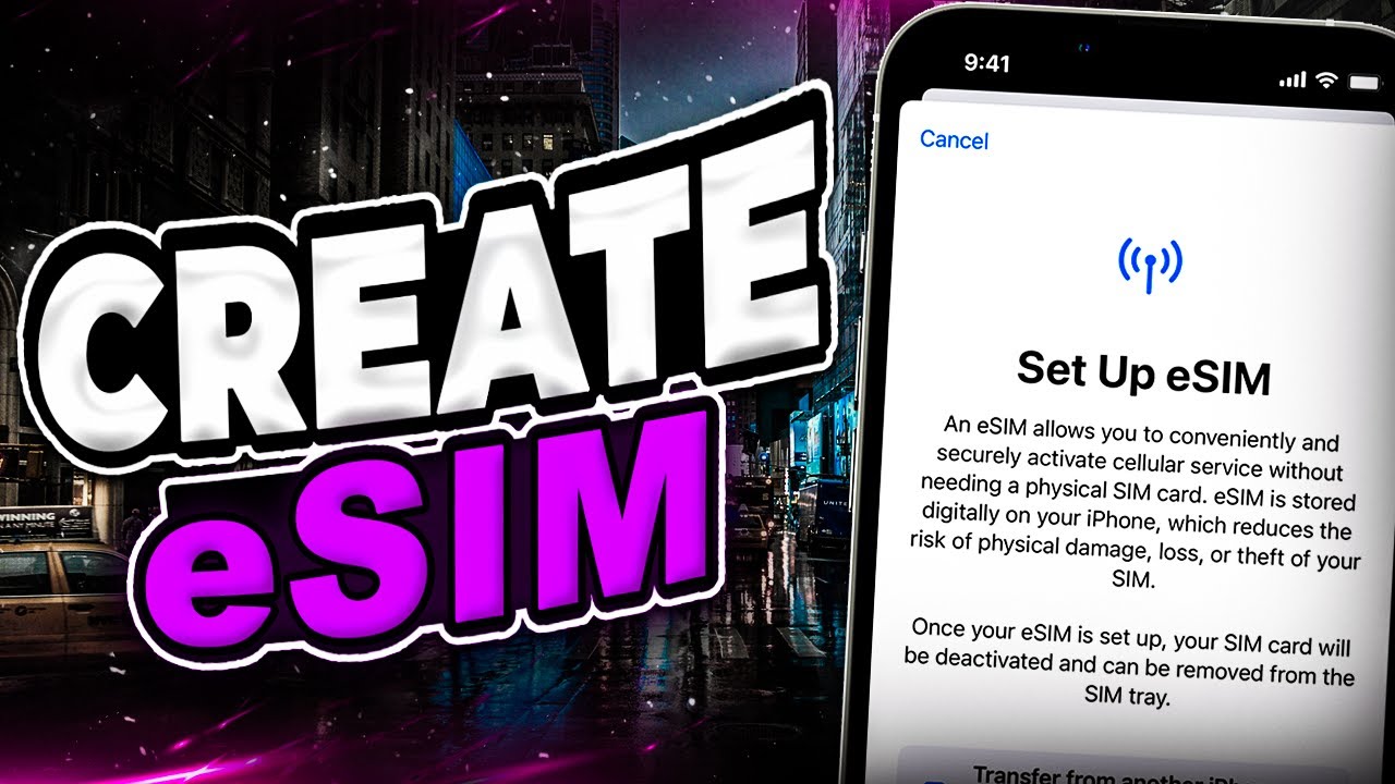 Setting Up eSIM on iPhone. A Step-by-Step Guide to create eSIM on ...