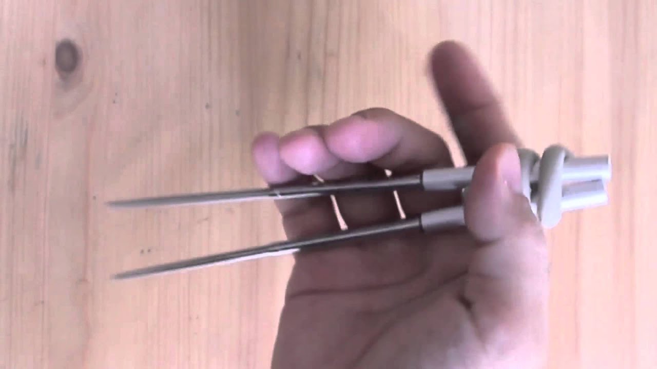 輔助器示範 How to use Rubber Chopsticks Aid - YouTube