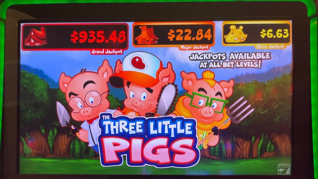 The CUTEST SLOT MACHINE EVER| The Three Little Pigs - YouTube