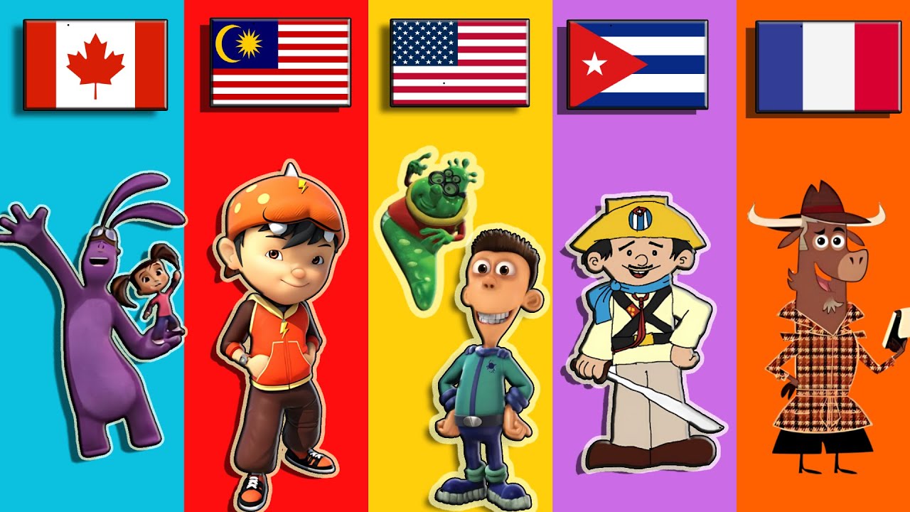 Cartoons From Different Countries | Part 17 - YouTube