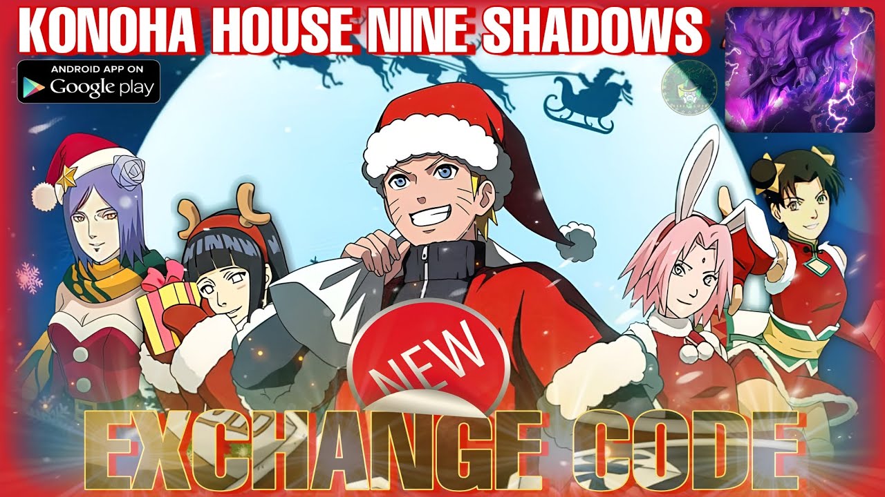 Konoha House: Nine Shadows New Exchange Code 🎁 Naruto Idle RPG android ...
