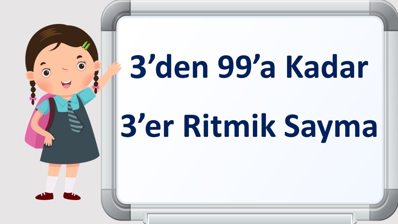 3'er Ritmik Sayma - YouTube