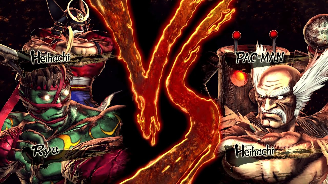 STREET FIGHTER X TEKKEN : RYU & HEIHACHI VS PAC-MAN & HEIHACHI ...