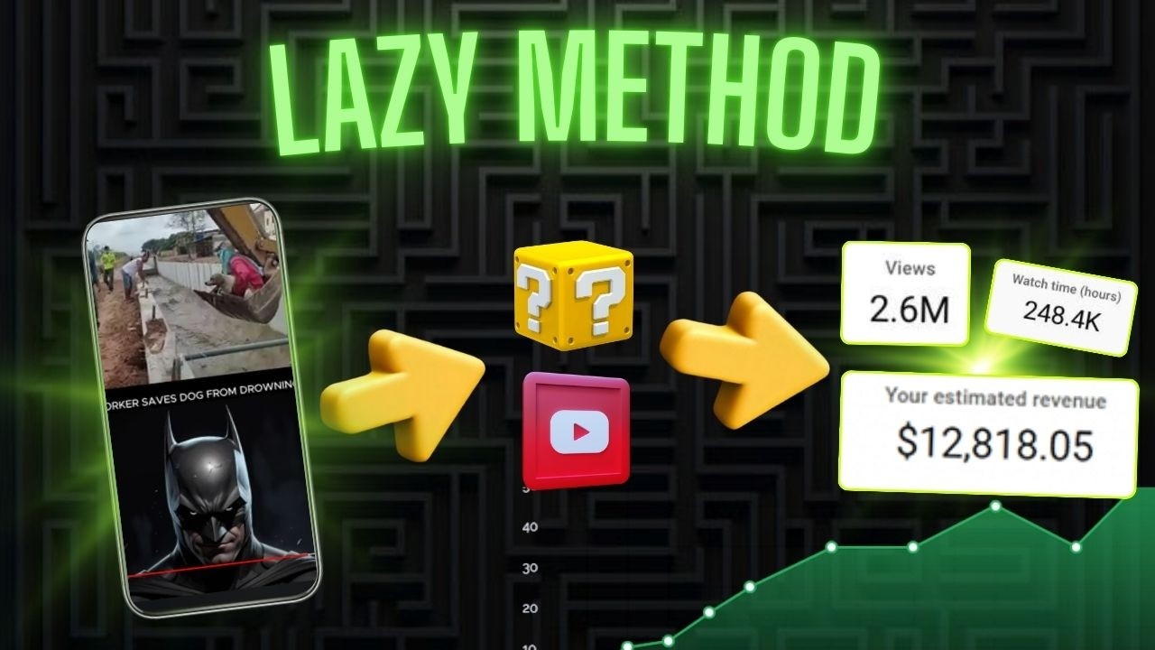 How to Earn Passive INCOME by Creating Monetizable Shorts using AI | Lazy Method - YouTube