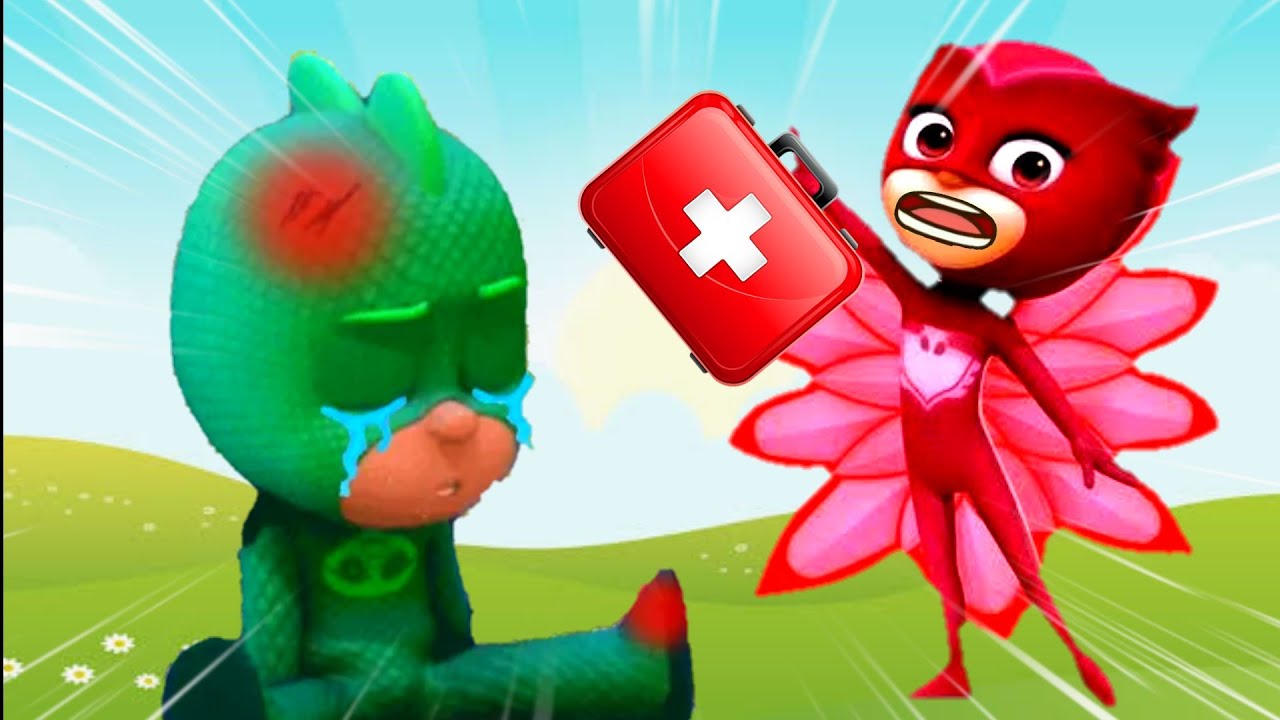 Pj Masks/ Miss Polly Had a Dolly Kids Song | The Boo Boo Song -Heróis ...