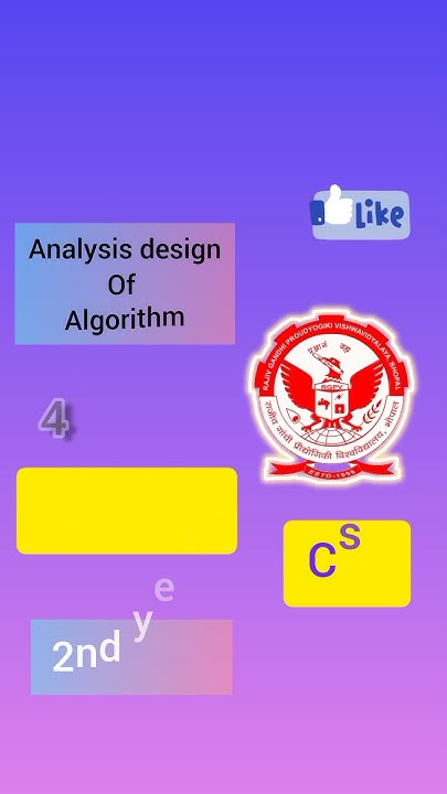 Analysis design and algorithm|Important topic for rgpv 4th sem exam 2023|CSE|B.Tech#exam# ...