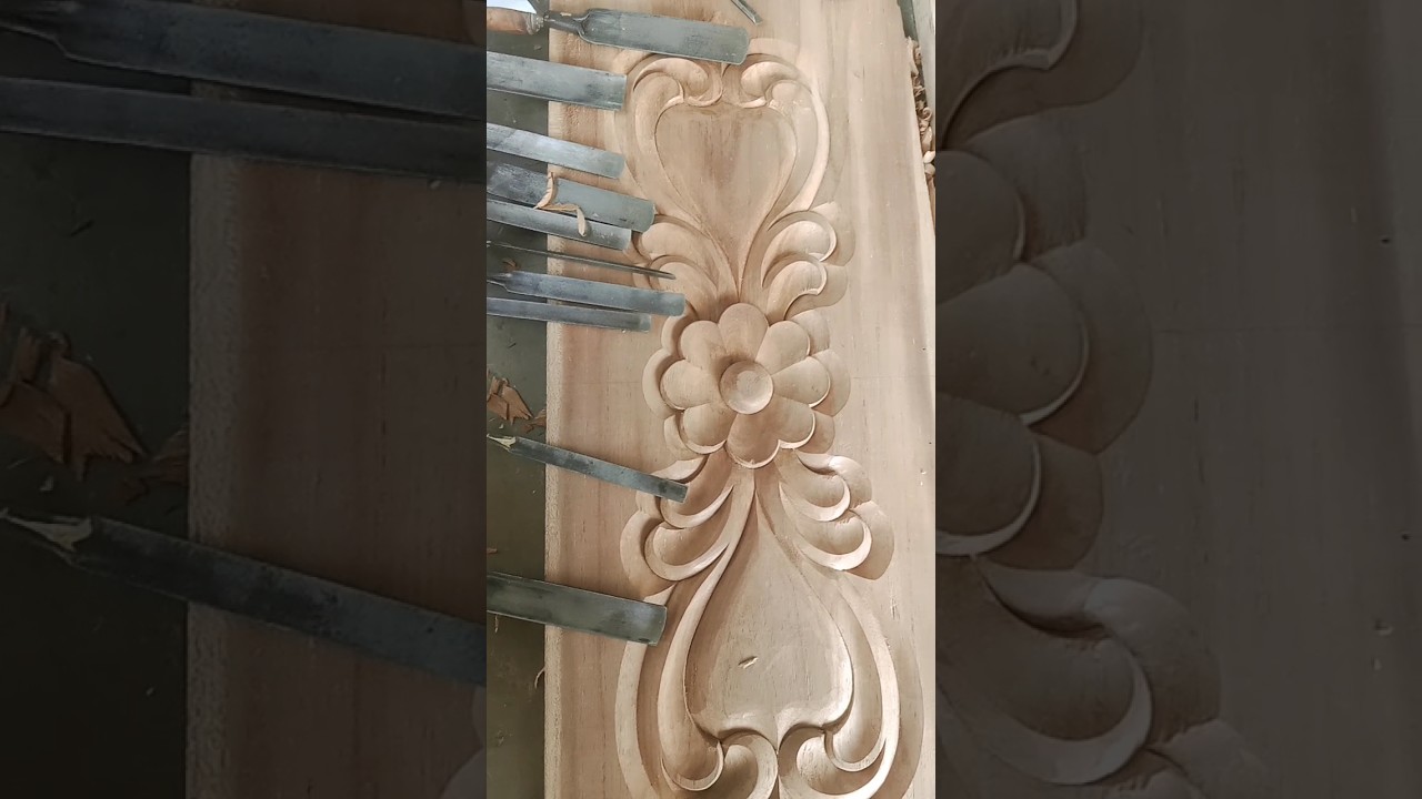 Bed palla design । Wood carving #shorts #woodcarving #trendingshorts ...