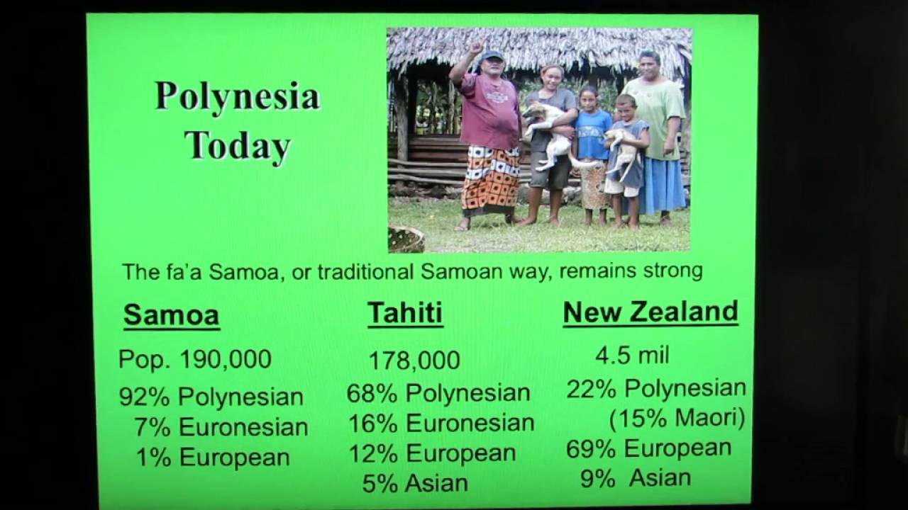 Polynesian Cultures of the South Pacific. Part VII Summary & Polynesia ...