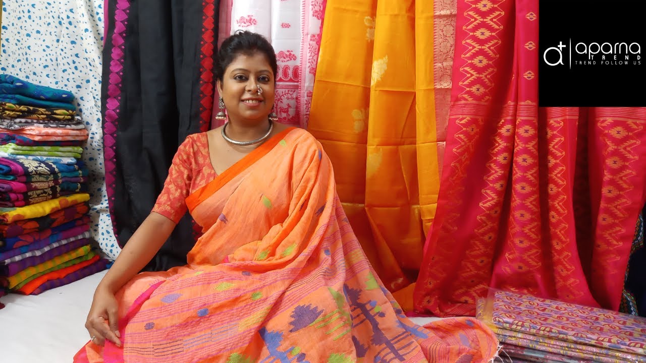 Georgette Sarees Online: Look Effortlessly Glamorous BY Aparna Trend - YouTube