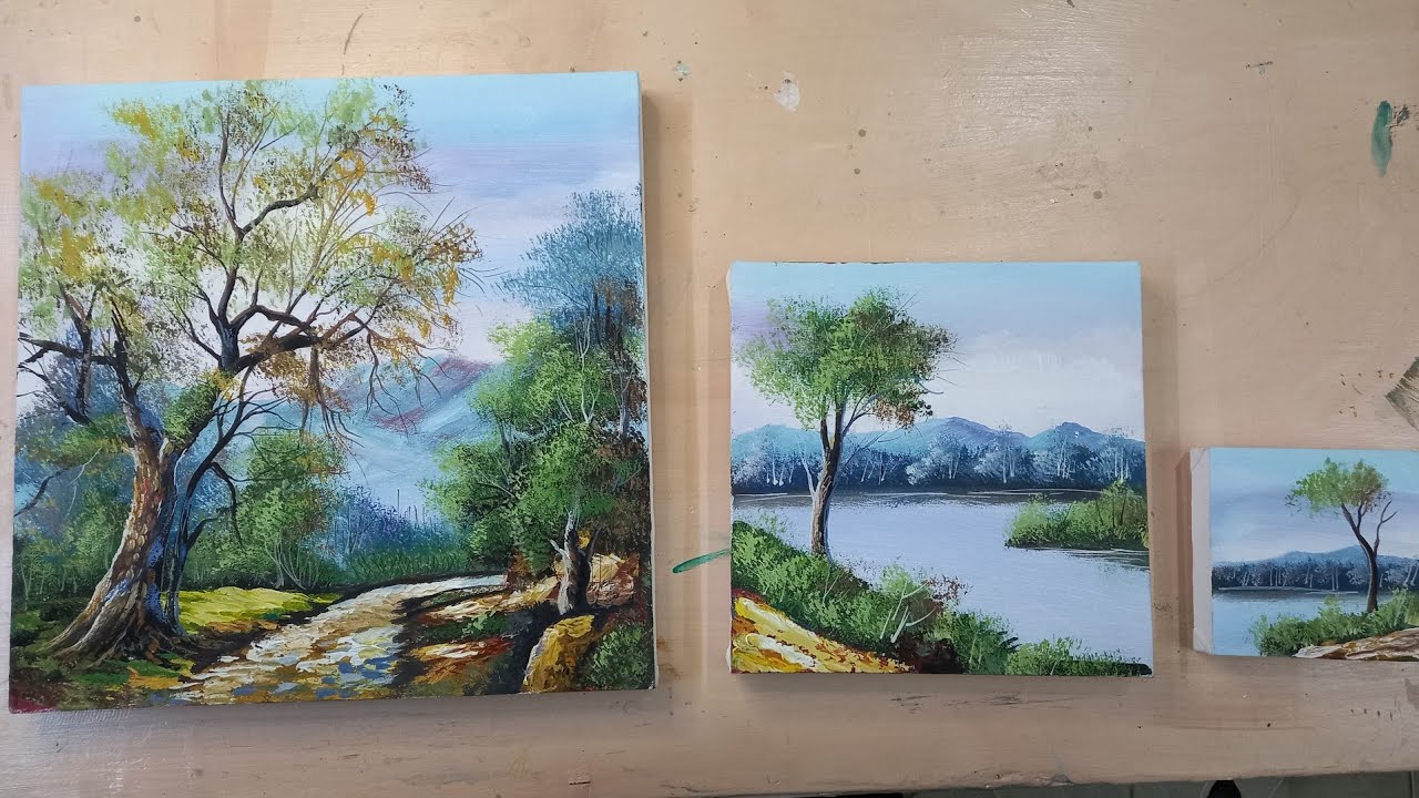 "Unbelievable! How to Create 3 Paintings at Once" - YouTube
