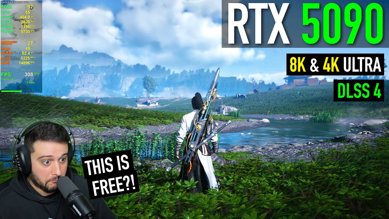 RTX 5090 - Where Winds Meet - 4K & 8K Ultra Settings! - YouTube