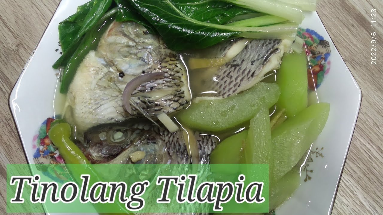 HOW TO COOK FISH TINOLA USING RICE WATER - YouTube