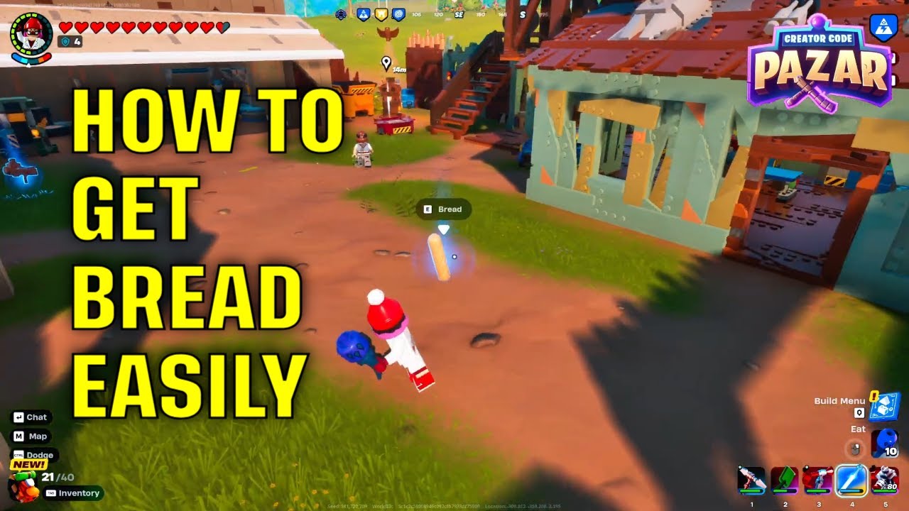 How to Make Bread in Lego Fortnite Quick Guide - YouTube