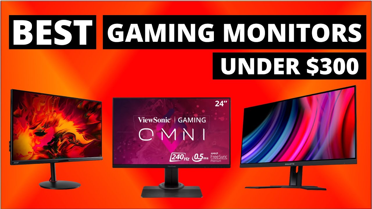 Best Gaming Monitors Under $300 in 2023 | 4K, 240HZ, Curved, 1440P ...