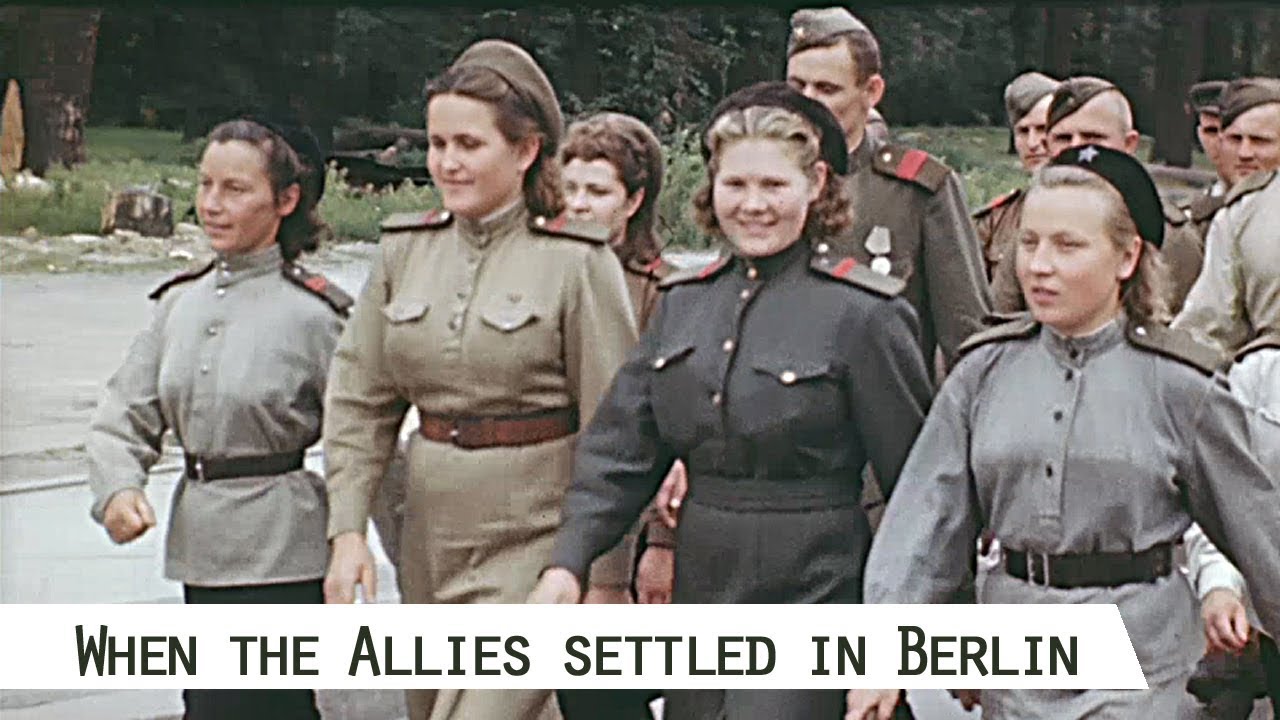 When the Allies settled in Berlin (1945) - YouTube