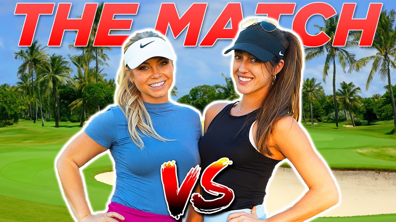 I Challenged Sabrina Andolpho To a Golf Match!! - YouTube