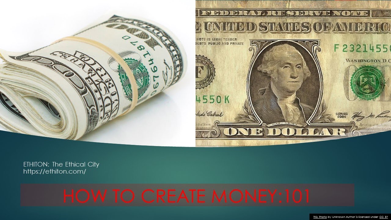 How To Create Money - YouTube